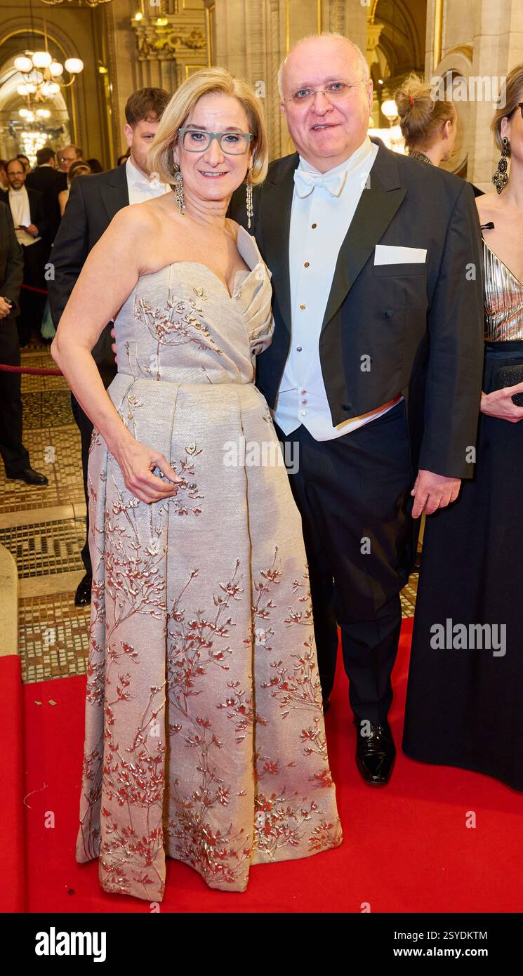 at the Vienna State Opera in Vienna, Austria. , . on 27 February 2025 ...