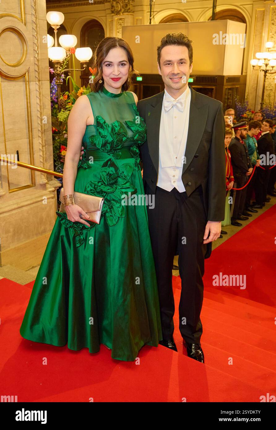 at the Vienna State Opera in Vienna, Austria. , . on 27 February 2025 ...
