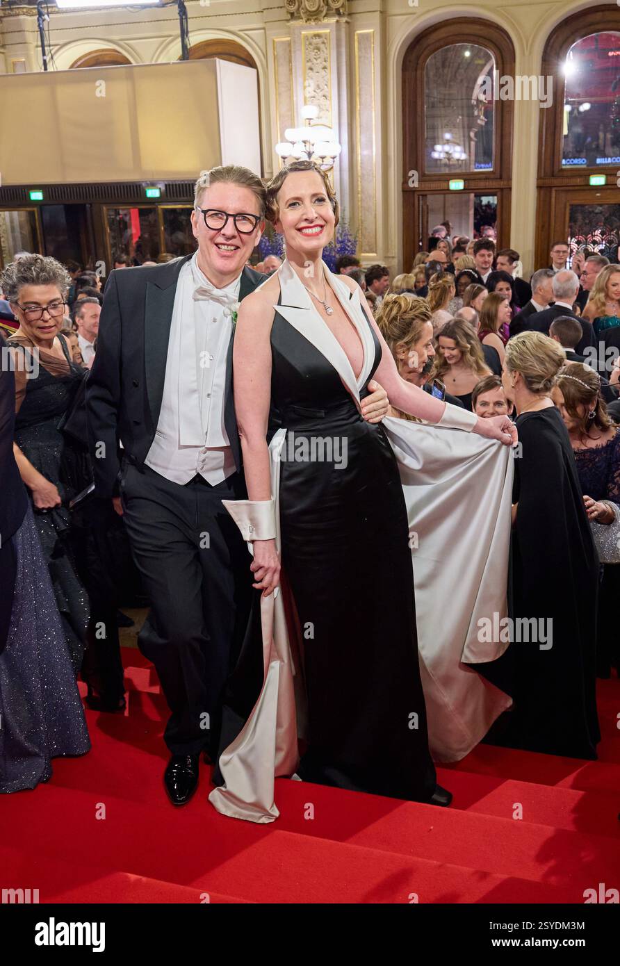 at the Vienna State Opera in Vienna, Austria. , . on 27 February 2025 ...