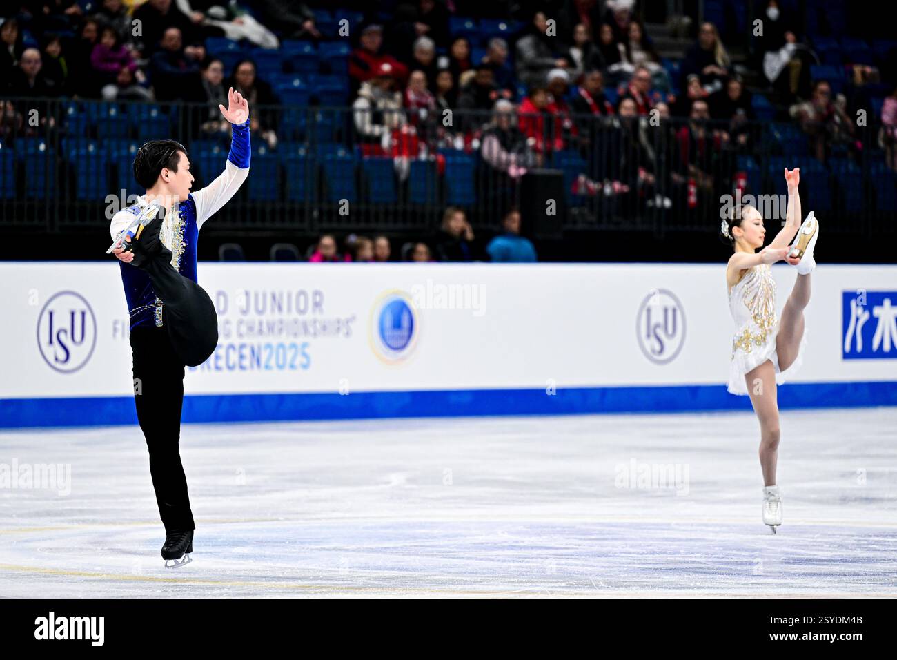 Sae SHIMIZU & Lucas Tsuyoshi HONDA (JPN), during Junior Pairs Short ...
