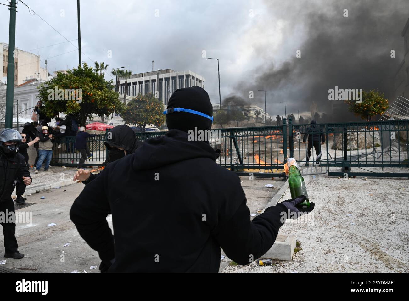 Massive rally in front of the Greek Parliament to demand justice on the ...