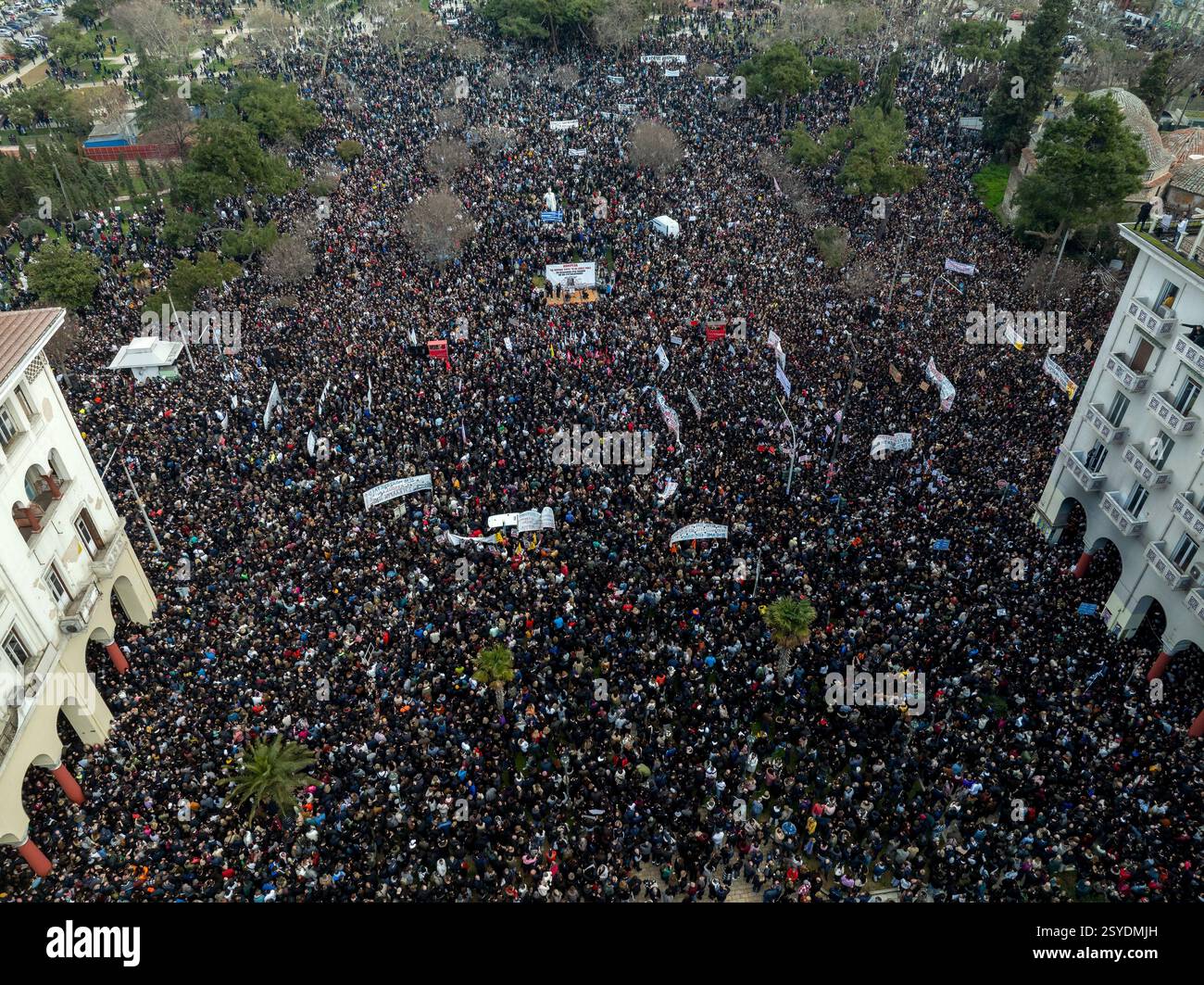 Thessaloniki, Greece - February 28,2025: Hundreds of thousands of ...