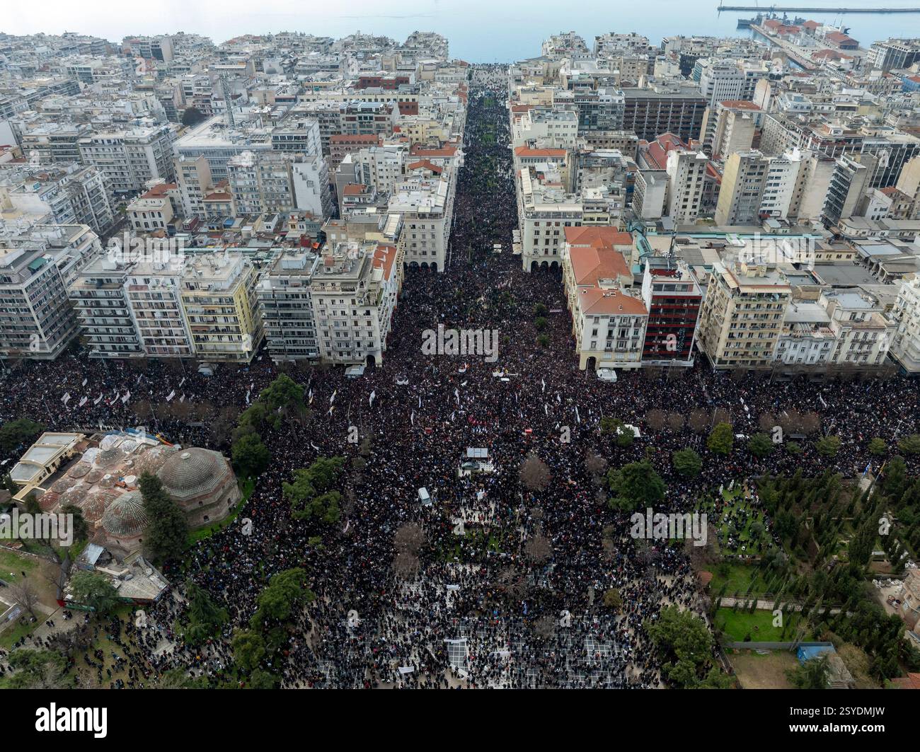 Thessaloniki, Greece - February 28,2025: Hundreds of thousands of ...
