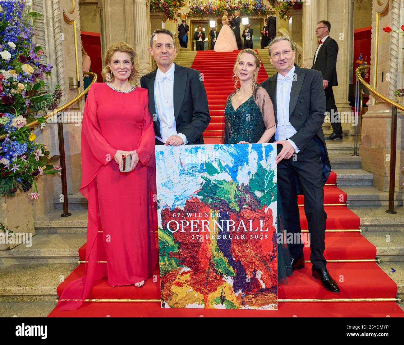 at the Vienna State Opera in Vienna, Austria. , . on 27 February 2025 ...