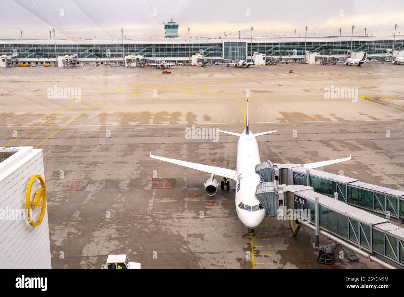 Munich, Bavaria, Germany - February 28, 2025: A Lufthansa Airbus A321 ...
