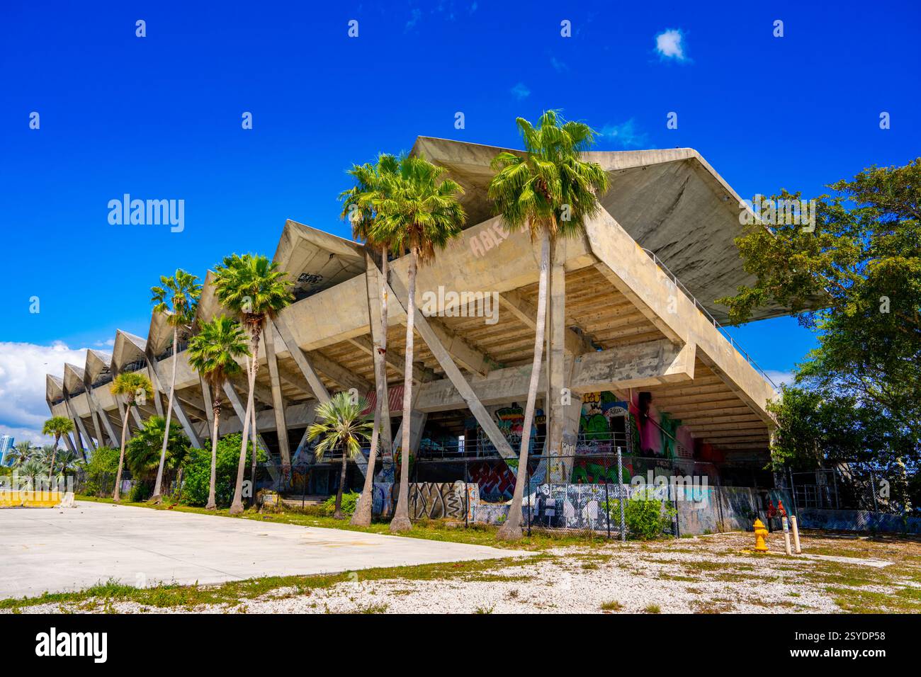 Miami, FL, USA - February 27, 2025: Photo of the Miami Marine Stadium ...