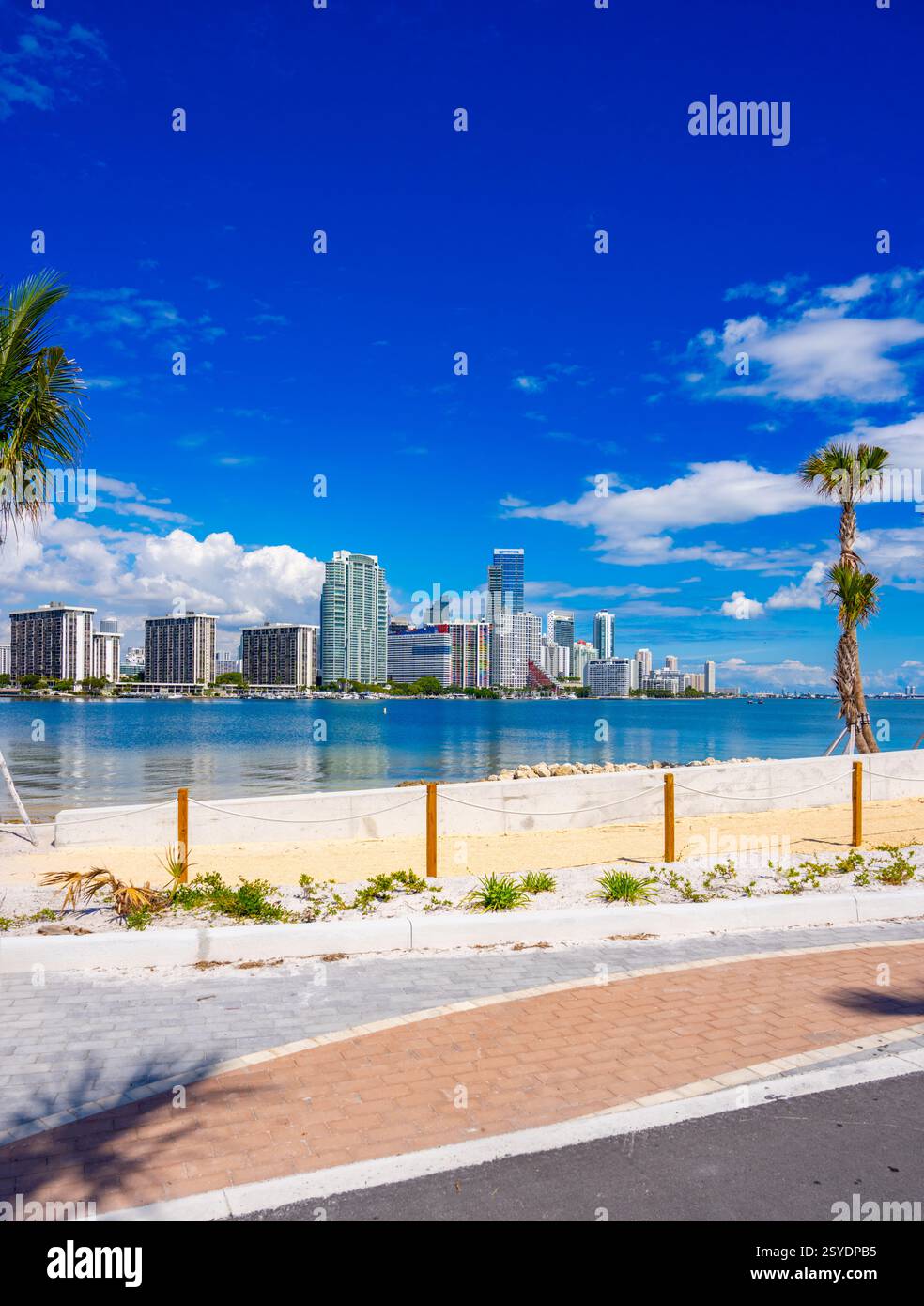 Bike path key biscayne miami hi-res stock photography and images - Alamy