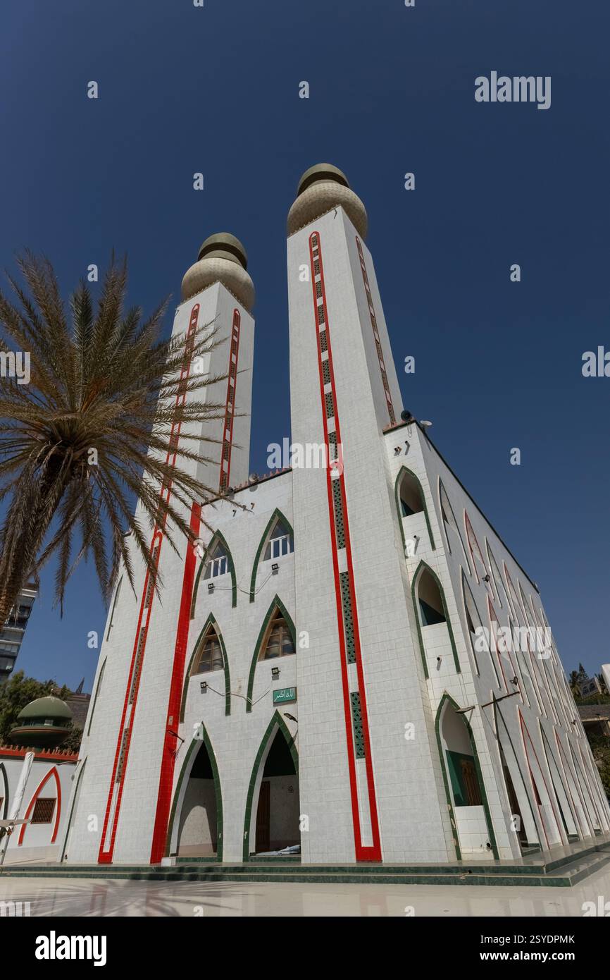 Outside view of the Mosque of the Divinity in Dakar city Senegal Stock ...