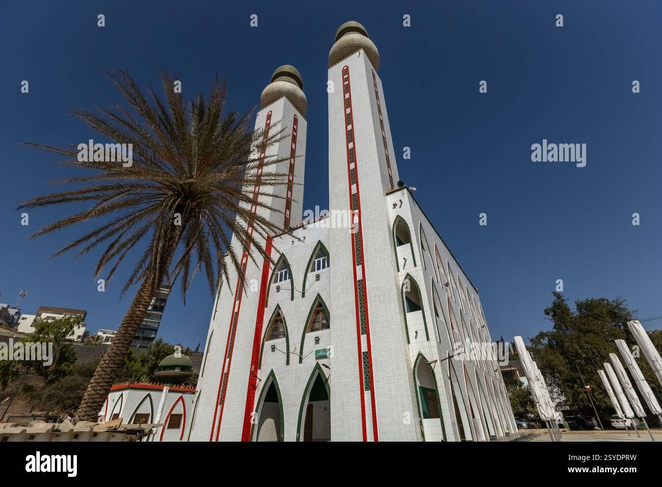 Outside view of the Mosque of the Divinity in Dakar city Senegal Stock ...