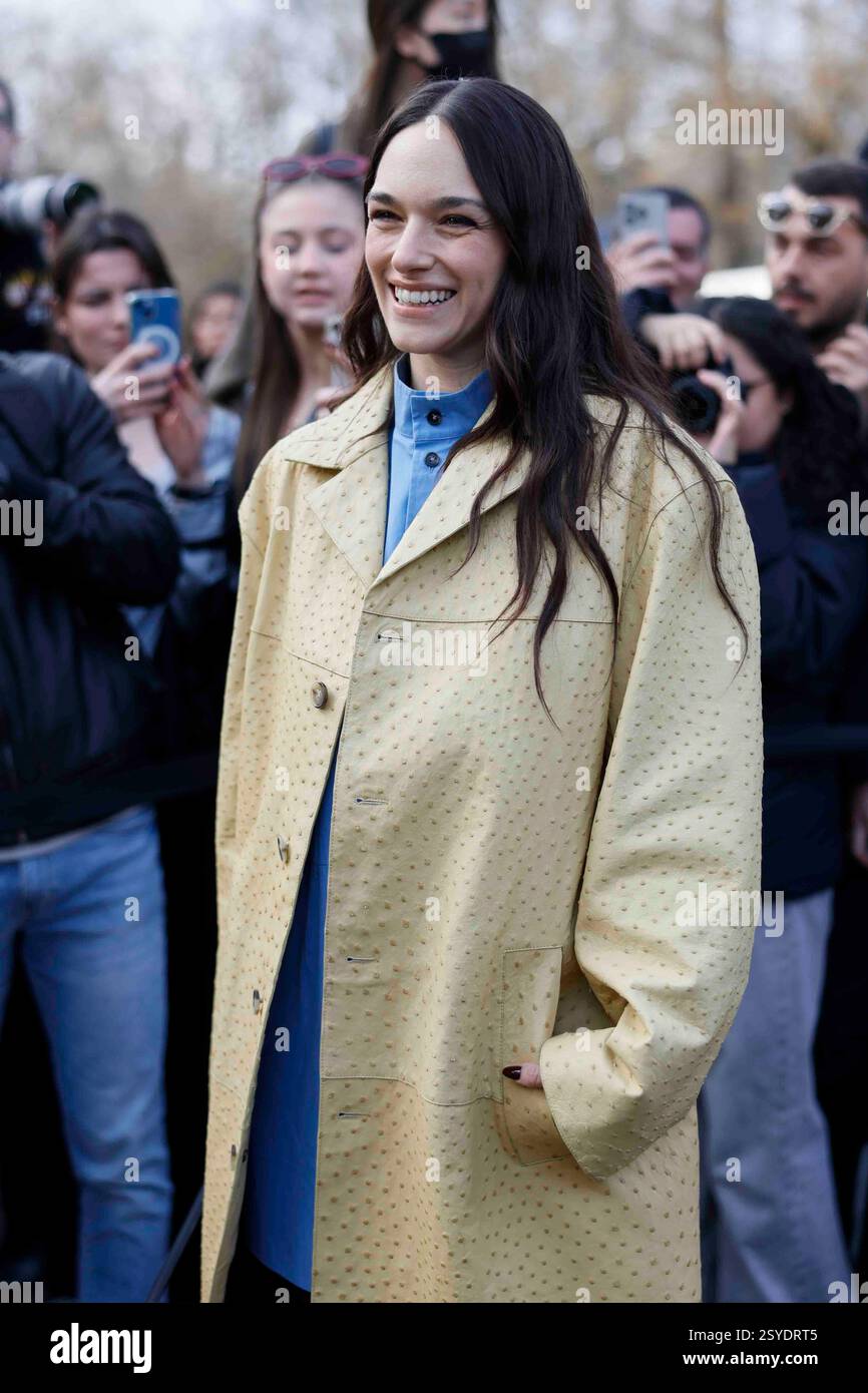 Emanuela Postacchini arrives to Tod’s fashion show during the Milan ...