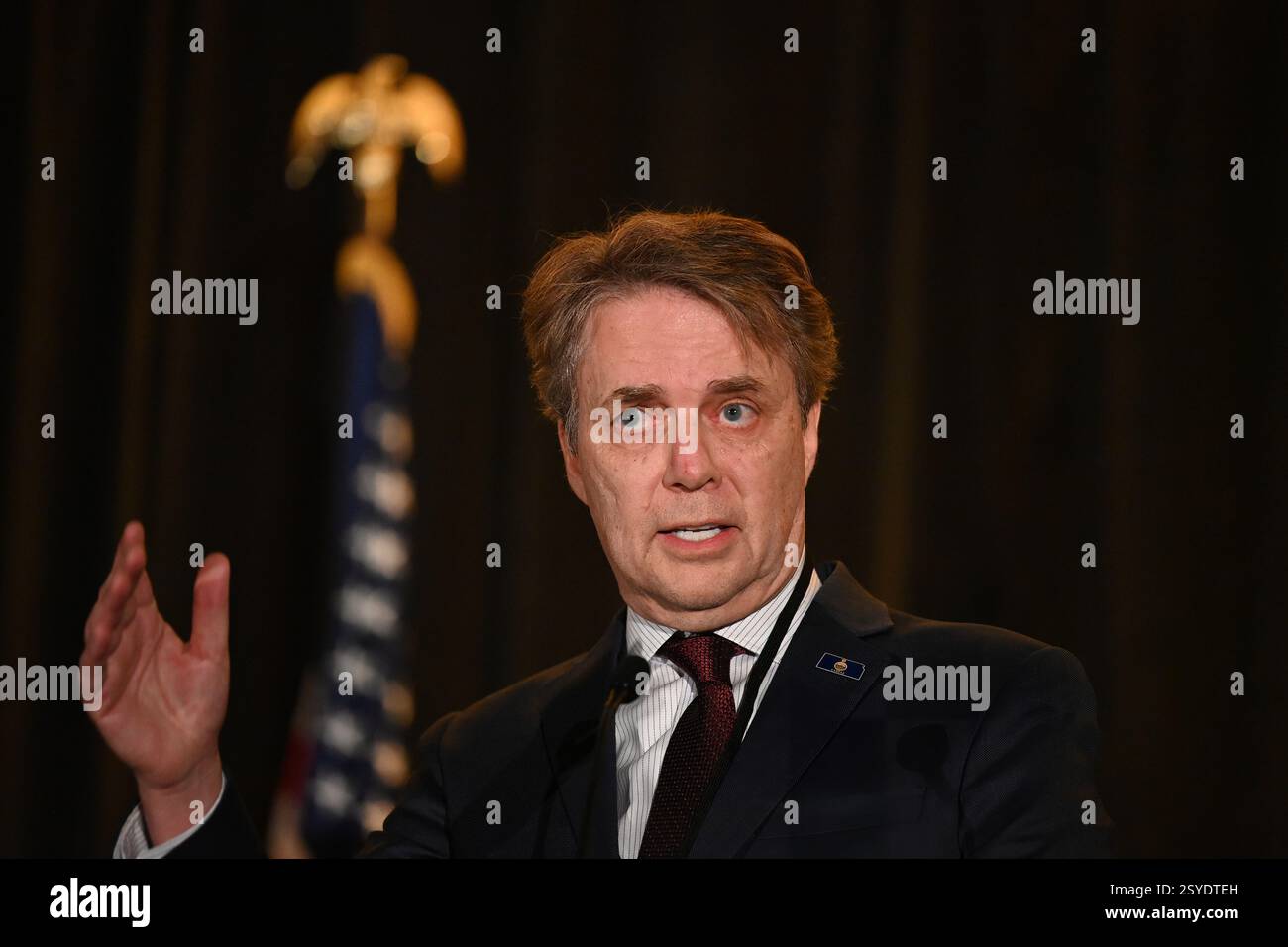 Overland Park, KS, USA. 27th Feb, 2025. Former Kansas Governor Doctor ...