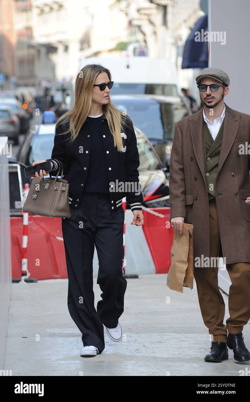 Milan, . 28th Feb, 2025. Milan, Bar Refaeli top model and Israeli TV ...