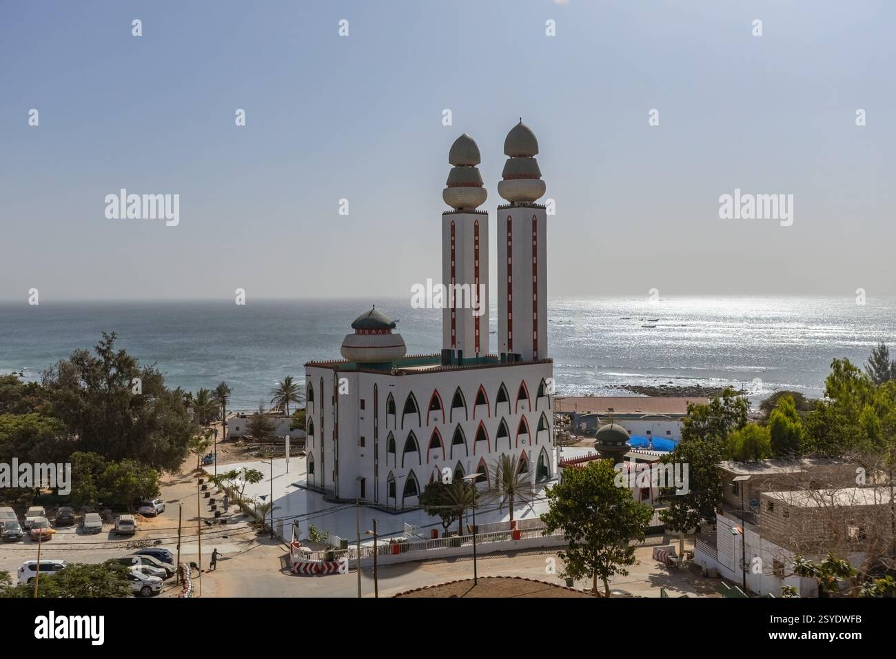 Outside view of the Mosque of the Divinity in Dakar city Senegal Stock ...