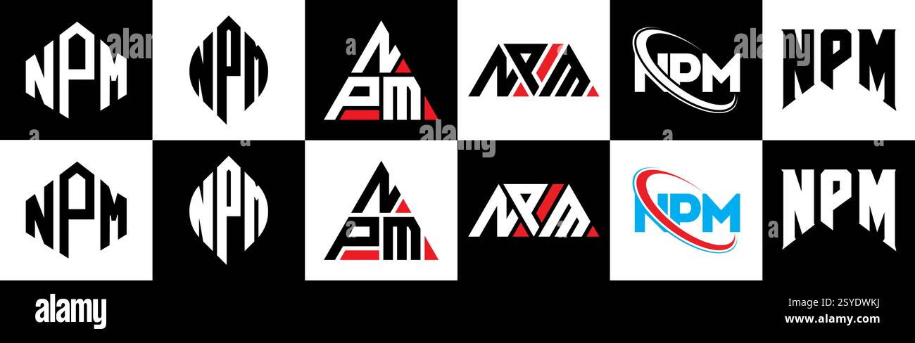 Npm letter Stock Vector Images - Alamy