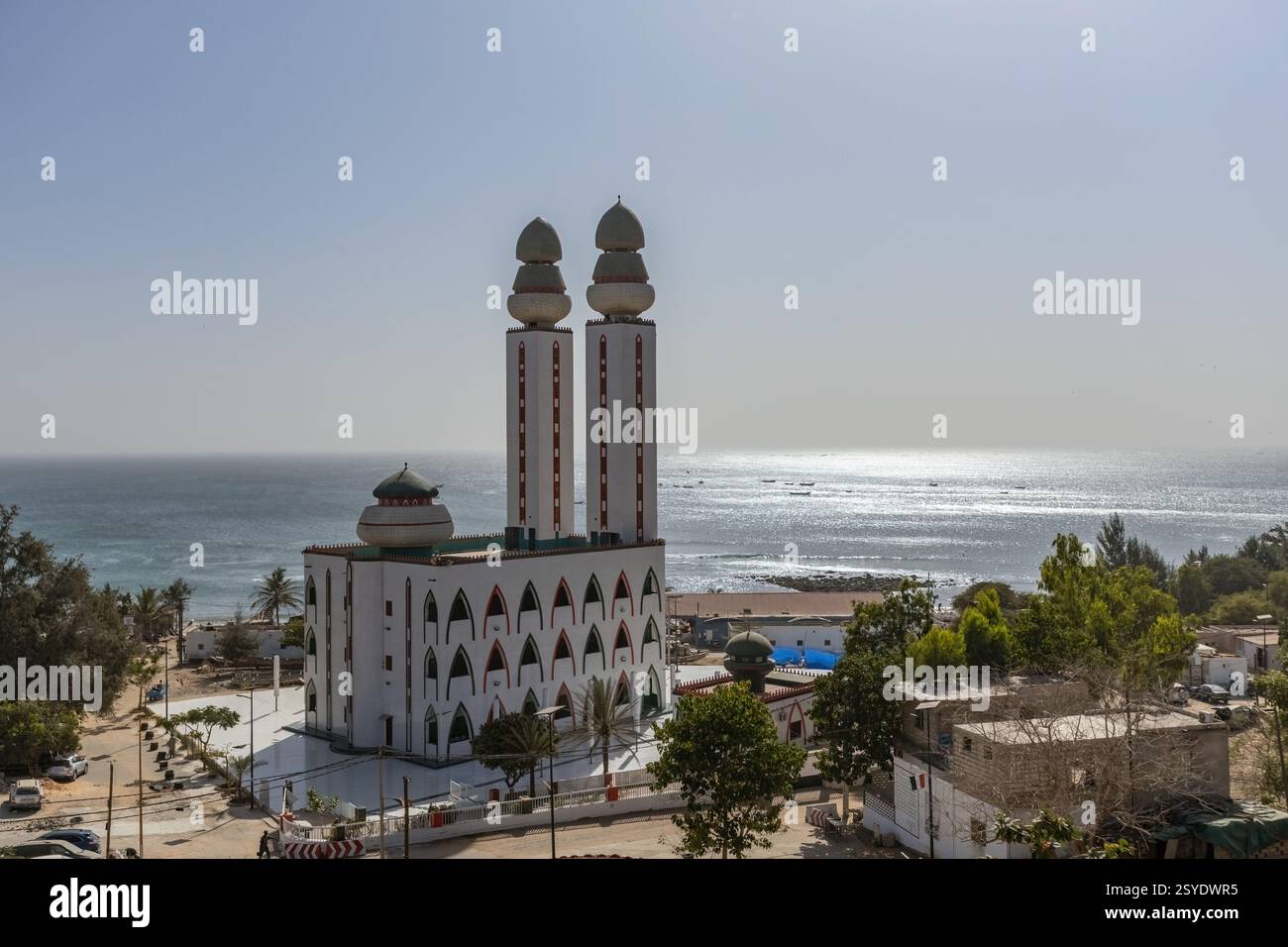 Outside view of the Mosque of the Divinity in Dakar city Senegal Stock ...