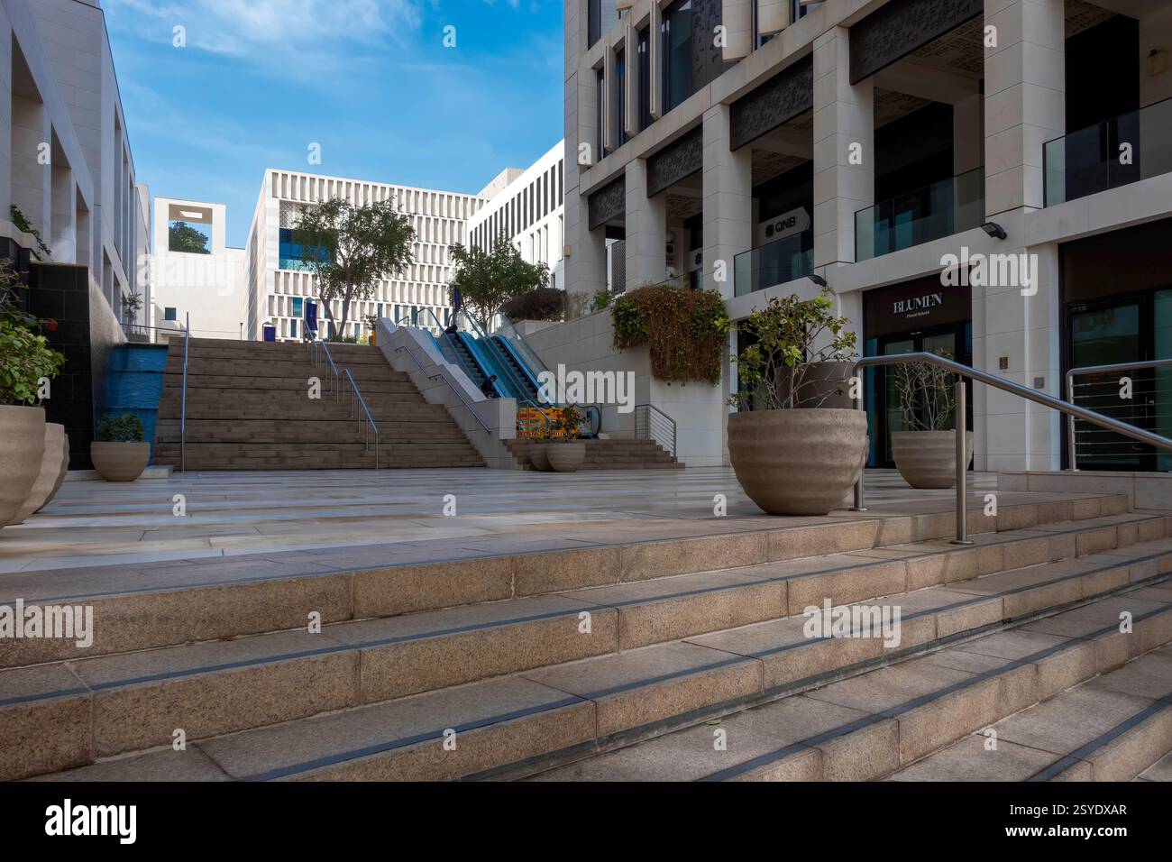 Building Architecture of Msheireb Downtown Doha Qatar Stock Photo - Alamy
