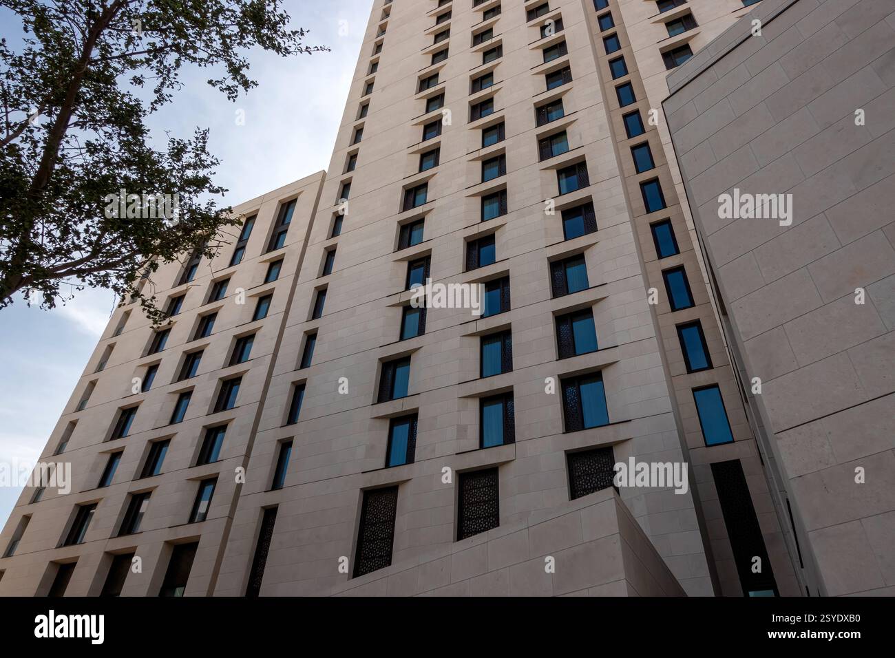 Building Architecture of Msheireb Downtown Doha Qatar Stock Photo - Alamy