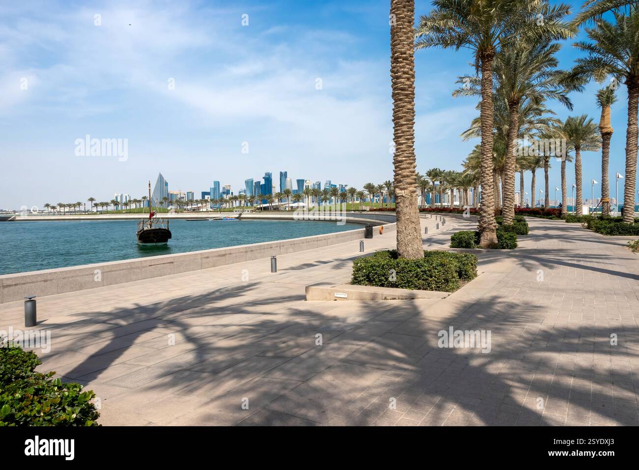 Mia Park at Museum of Islamic Art in Doha, Qatar. The Middle East Stock ...