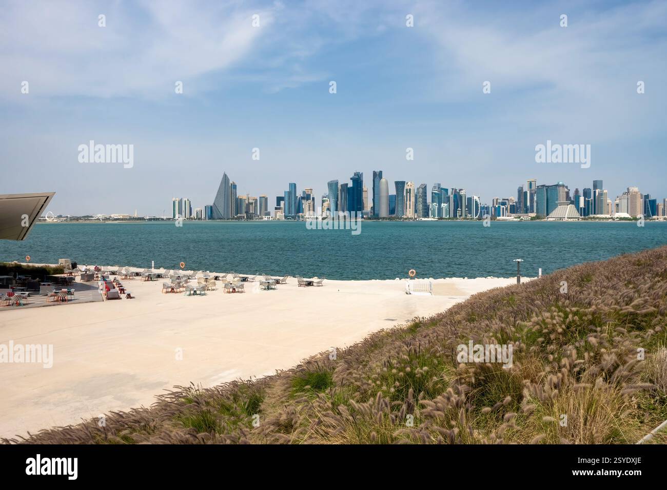 Mia Park at Museum of Islamic Art in Doha, Qatar. The Middle East Stock ...