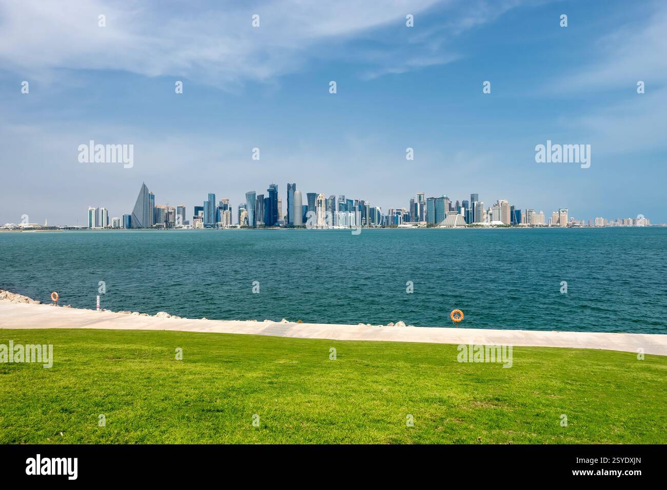 Mia Park at Museum of Islamic Art in Doha, Qatar. The Middle East Stock ...