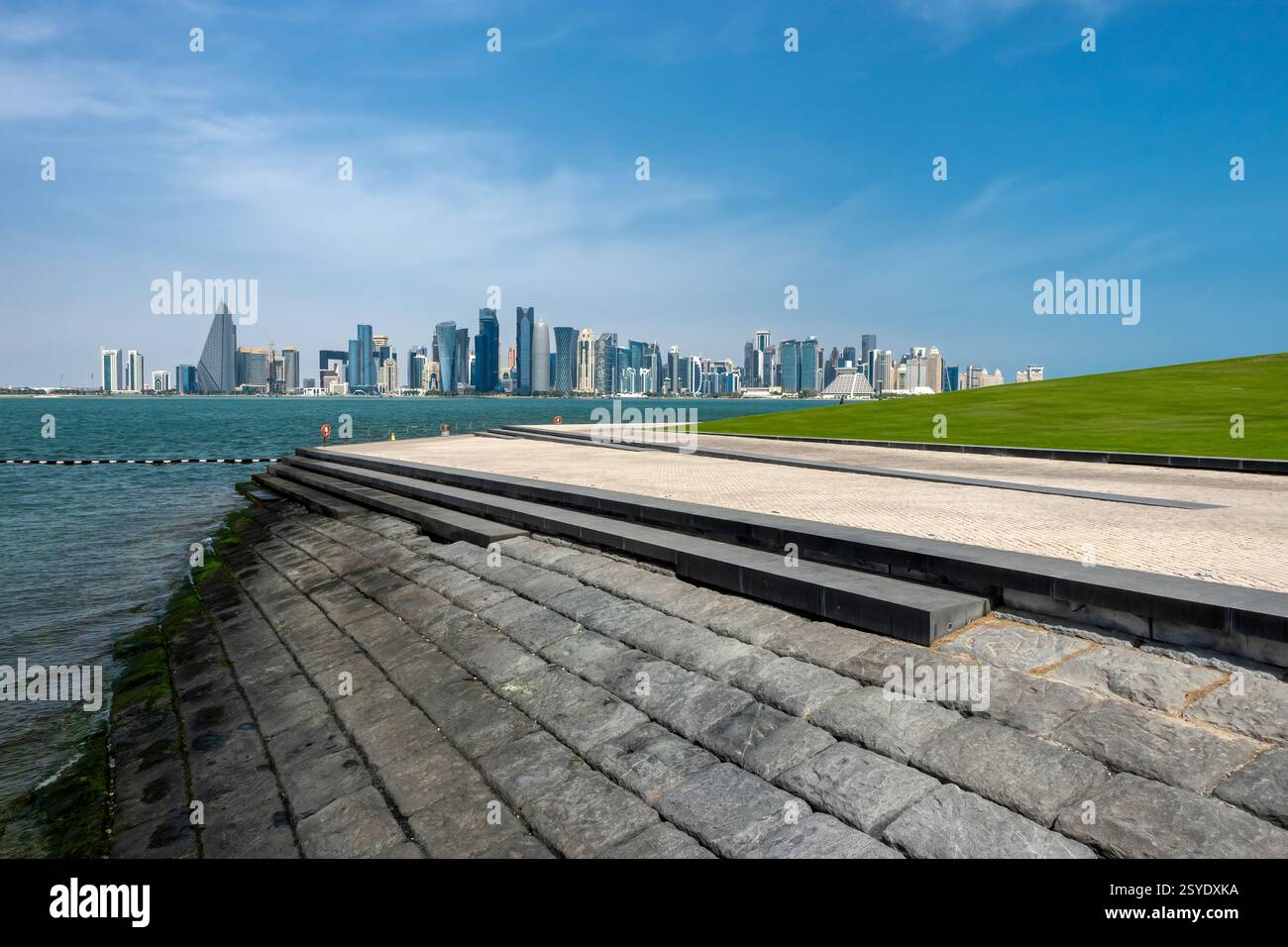 Mia Park at Museum of Islamic Art in Doha, Qatar. The Middle East Stock ...
