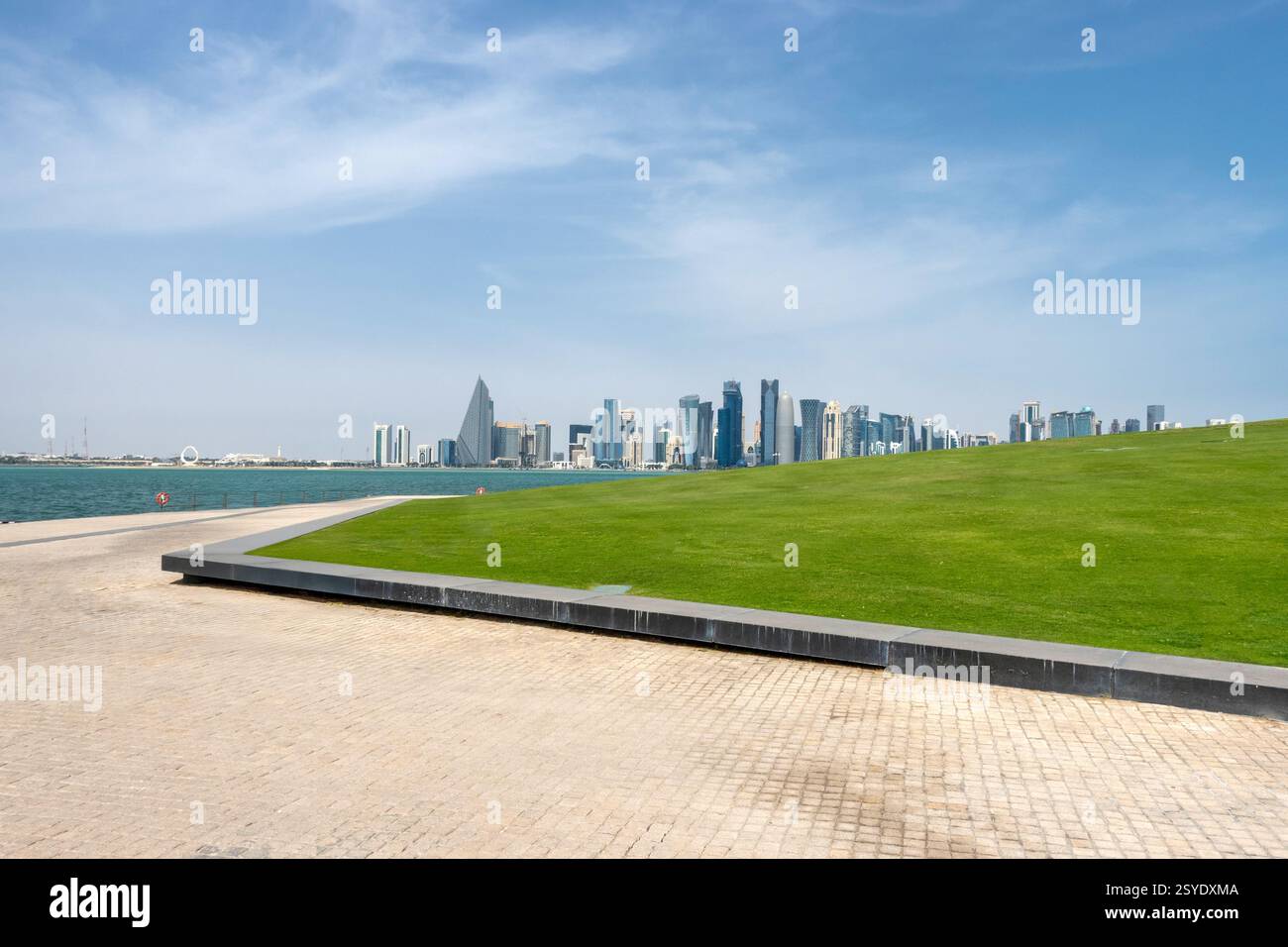 Mia Park at Museum of Islamic Art in Doha, Qatar. The Middle East Stock ...