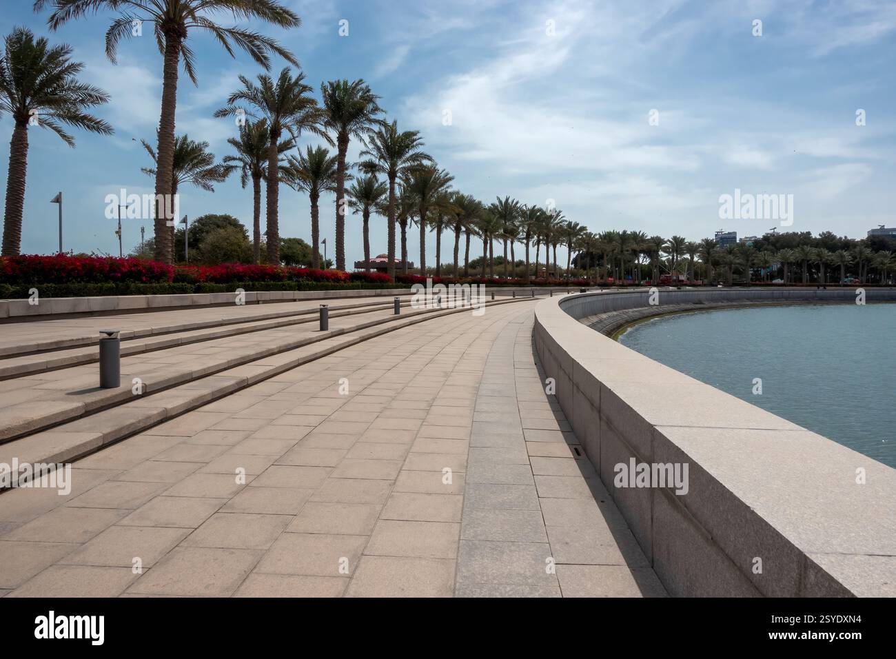 Mia Park at Museum of Islamic Art in Doha, Qatar. The Middle East Stock ...