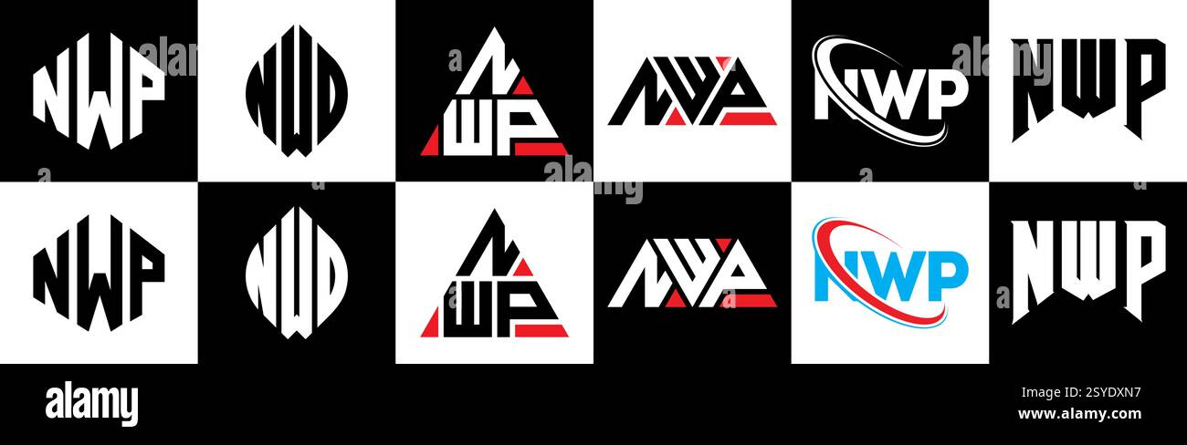 Nwp logo design hi-res stock photography and images - Alamy