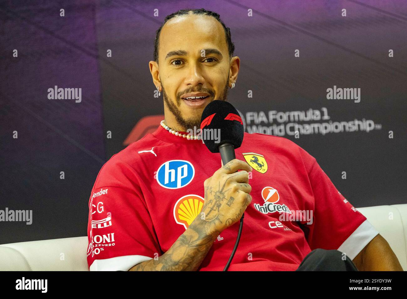 Sakhir, Bahrain. 28th Feb, 2025. Lewis Hamilton (UK, Scuderia Ferrari ...