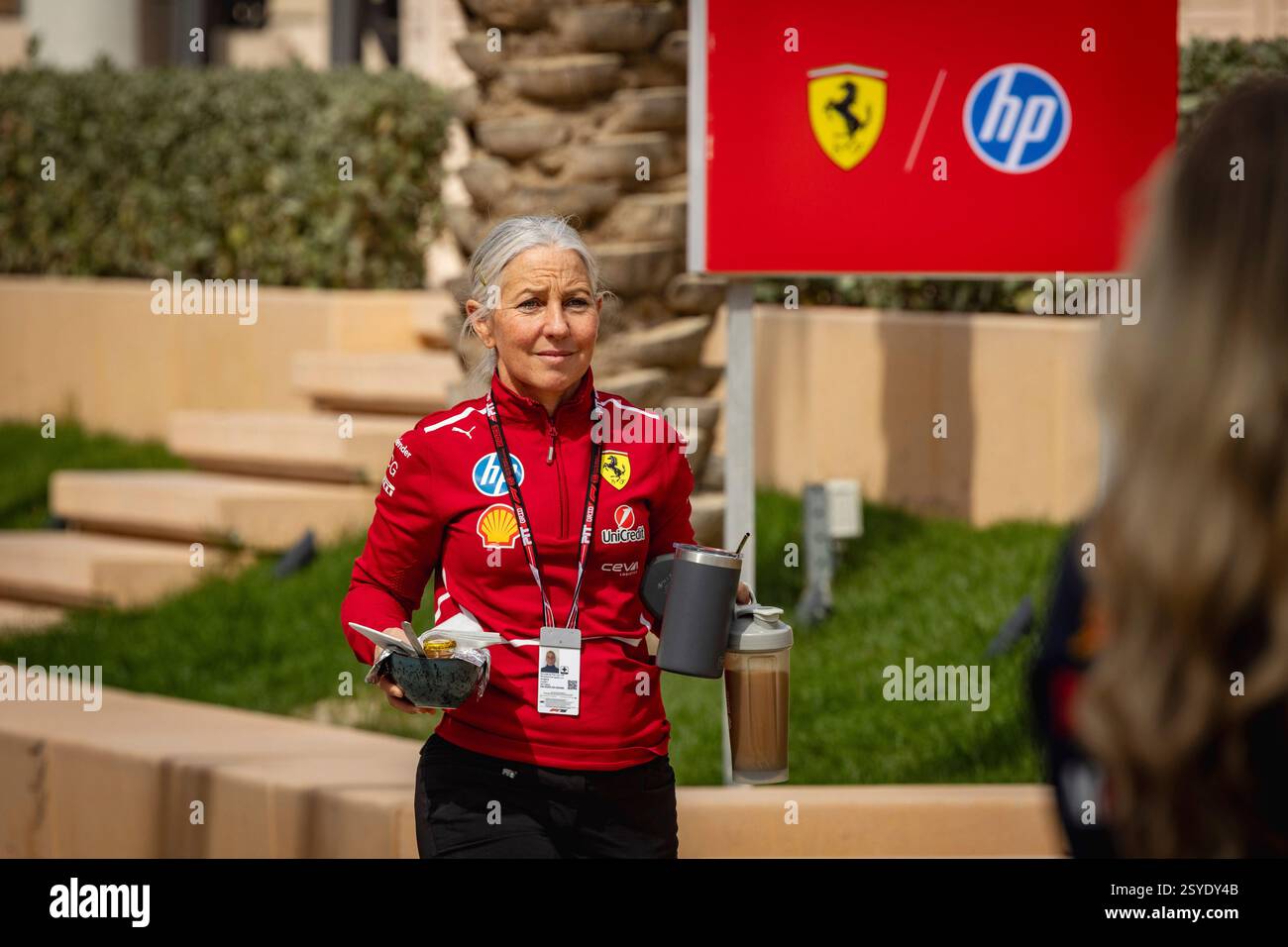 Angela Cullen, Physiotherapeutin von Lewis Hamilton BHR, Formel 1 ...