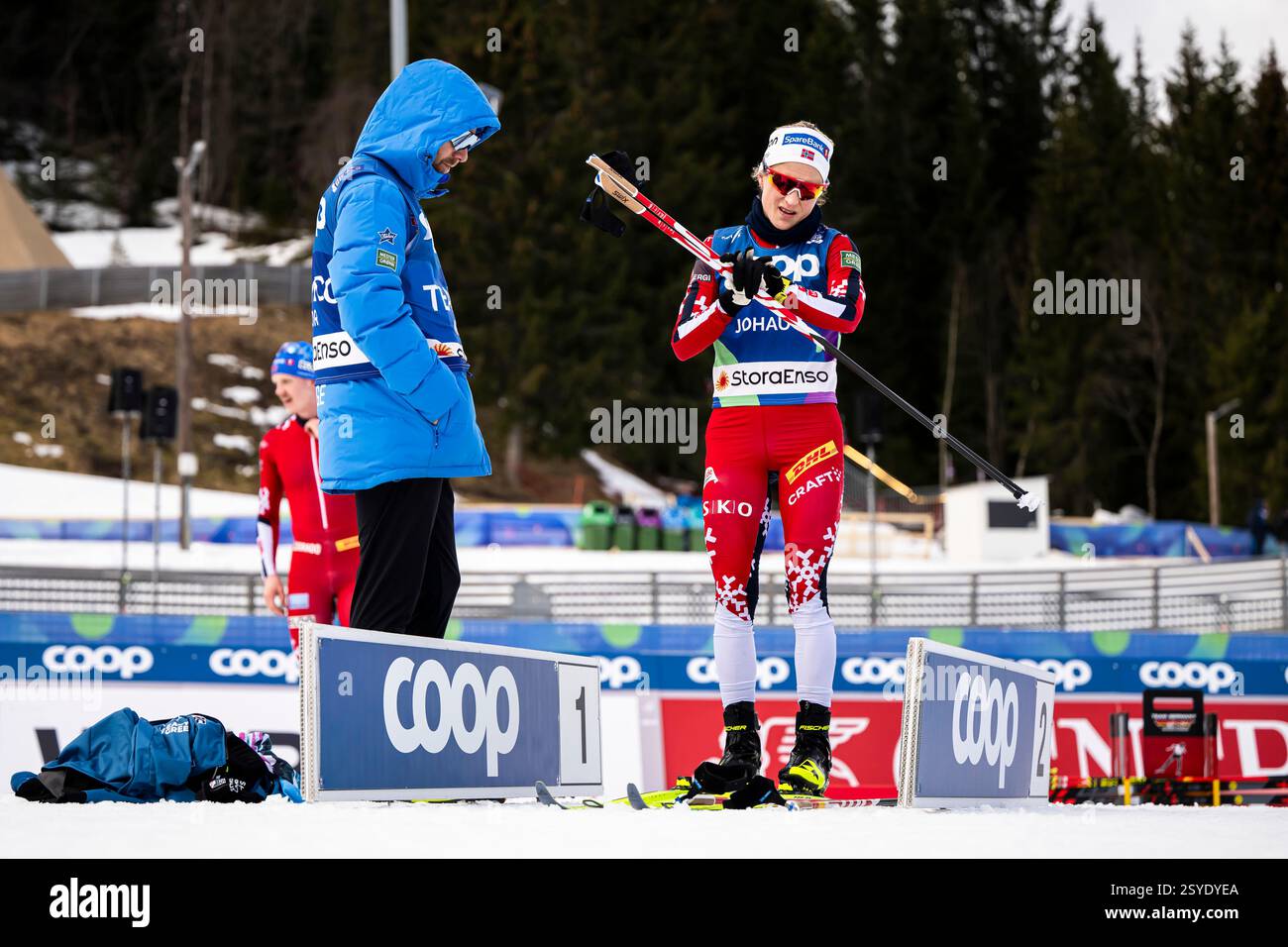 Trondheim, Norway. 28th Feb, 2025. 250228 Therese Johaug of the ...