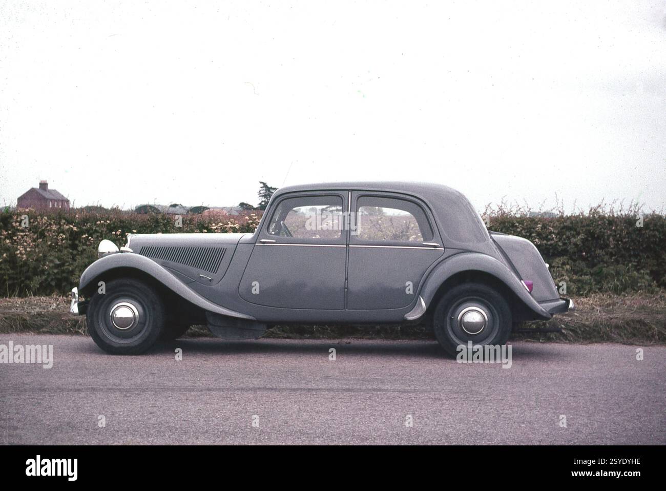 1966, historical, an elegant Citroen Traction Avant Legere motorcar ...