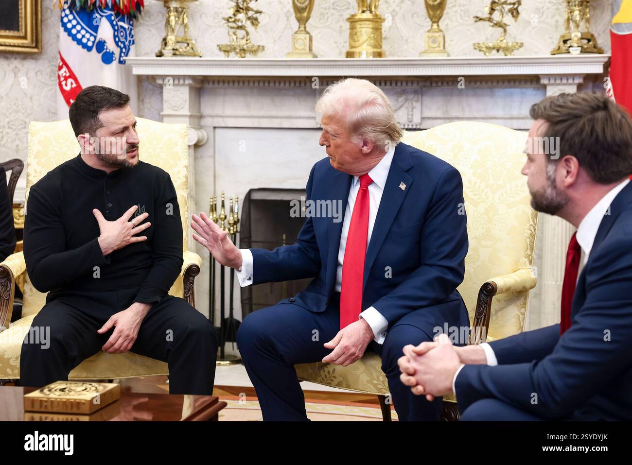 Washington, United States. 28th Feb, 2025. Vice President JD Vance and ...