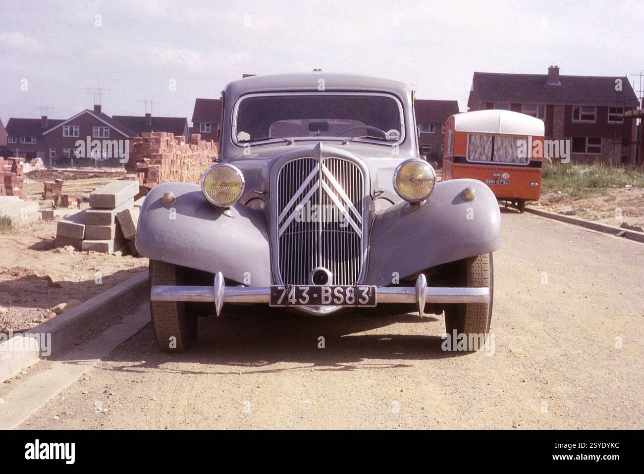 1966, historical, a Citroen Traction Avant car, french made, left-hand ...
