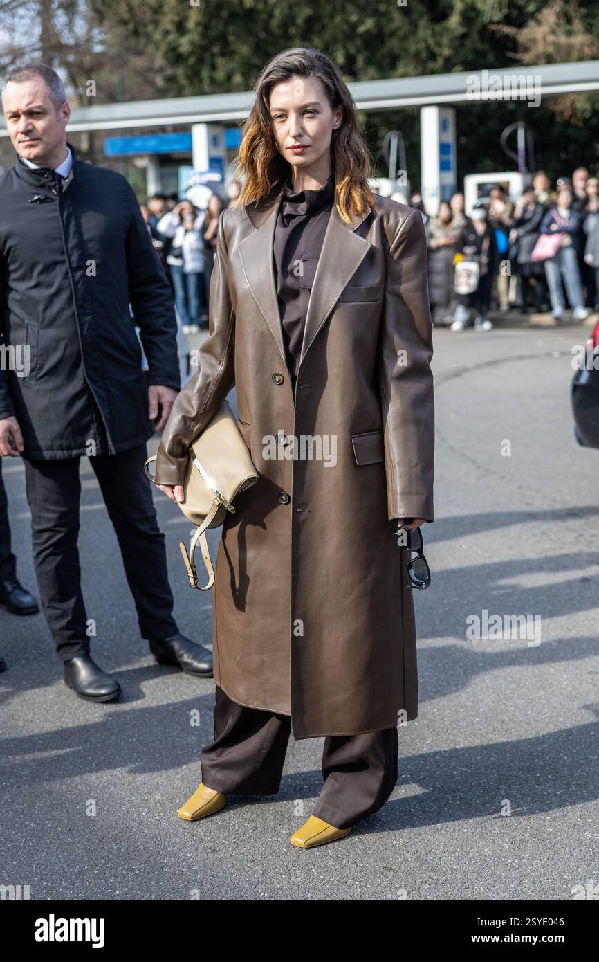Dharma Woods at Tod's fashion show for Milano fashion week women's ...