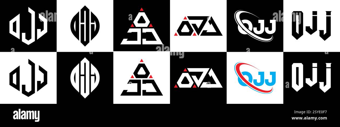 Ojj hexagon Stock Vector Images - Alamy