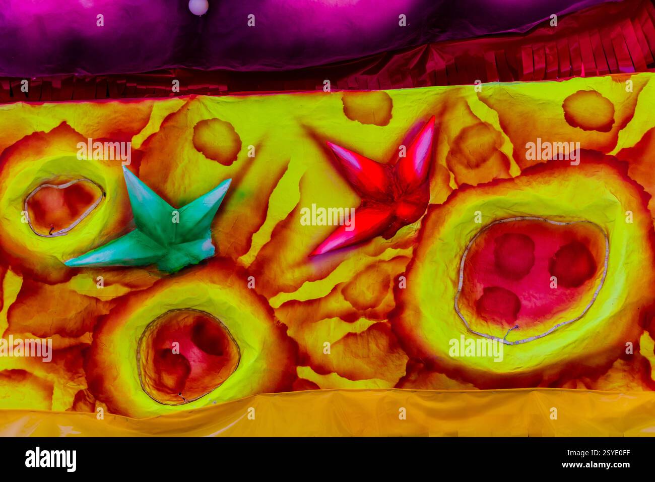 Hamrun, Malta - February 23rd, 2025 - Colorful Parade Float with ...