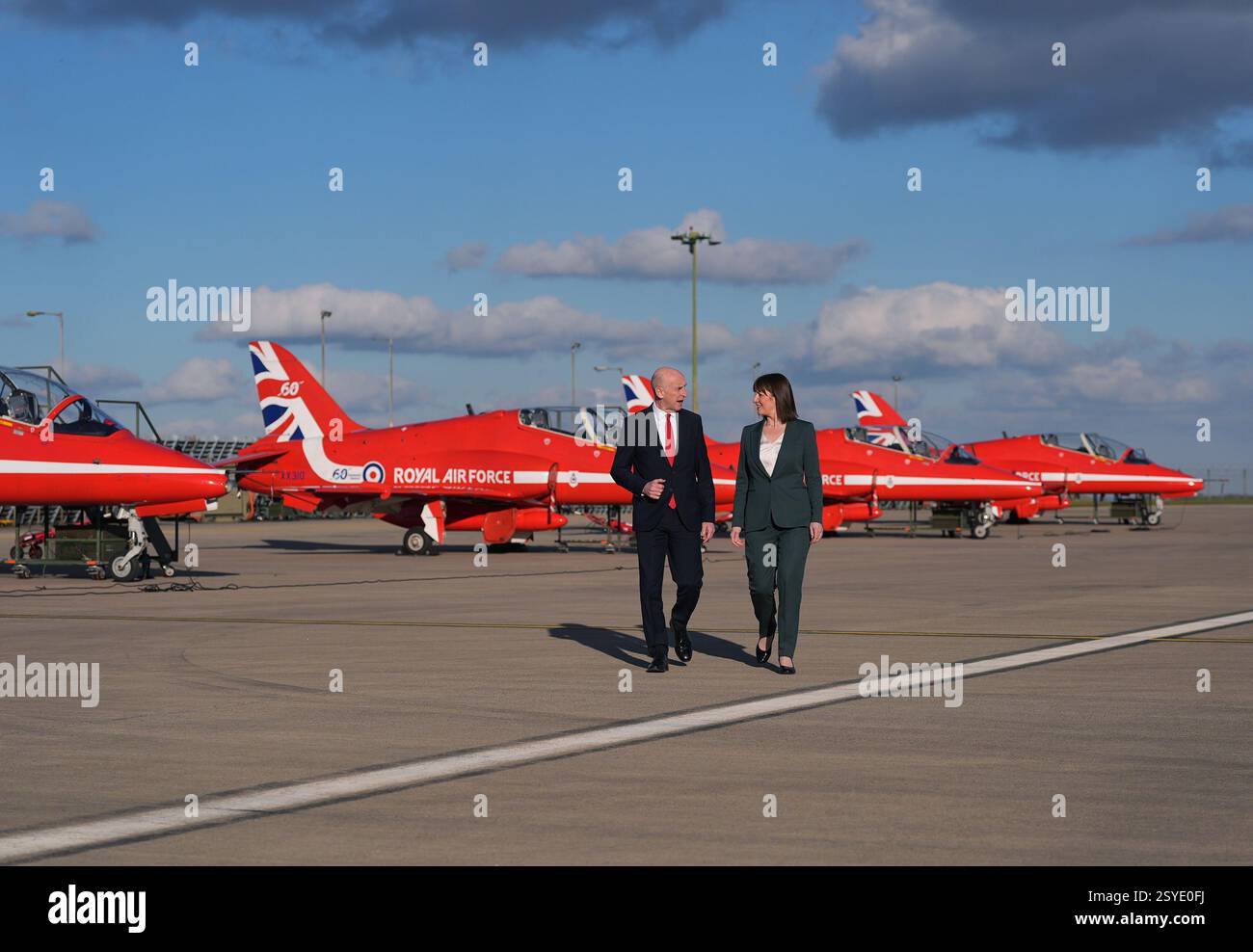 Defence Secretary John Healey and Chancellor of the Exchequer Rachel ...