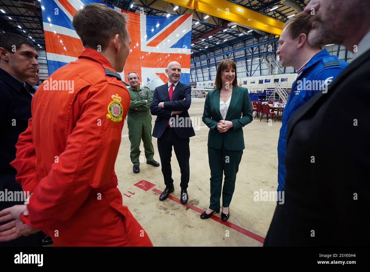 Defence Secretary John Healey and Chancellor of the Exchequer Rachel ...