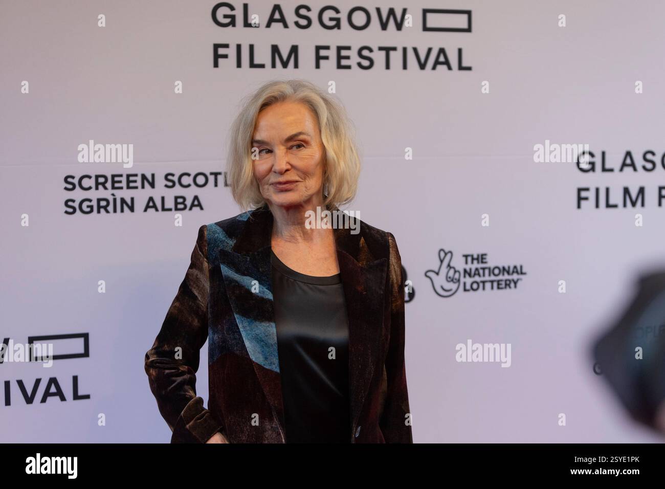 Glasgow, Scotland, 28th Feb. 2025. Hollywood actor Jessica Lange, at ...