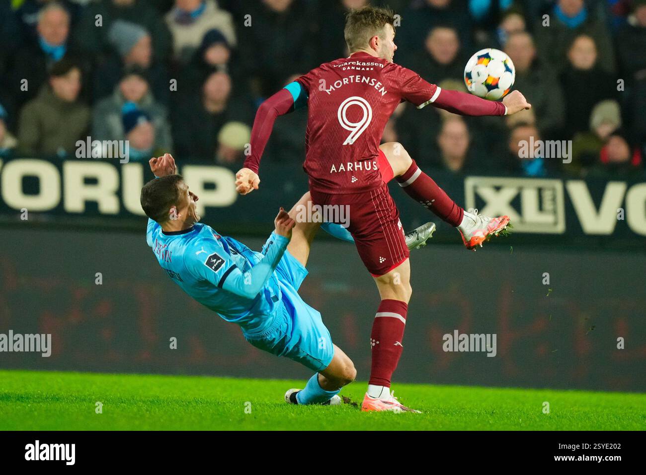 Randers, Denmark. 28th Feb, 2025. Randers FC moeder AGF i Superligaen ...