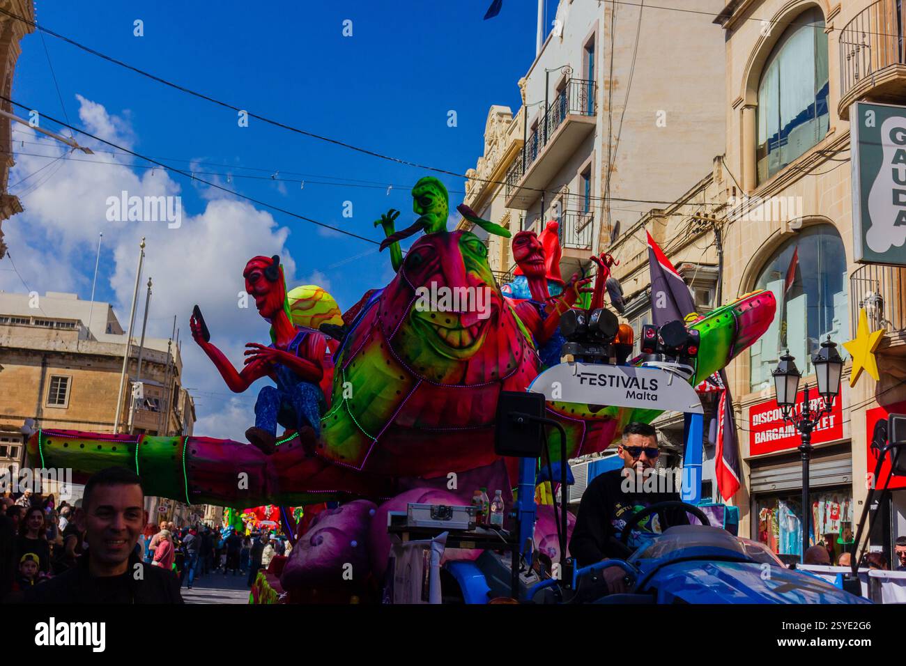 Hamrun, Malta - February 23rd, 2025 - Vibrant Carnival Parade with ...