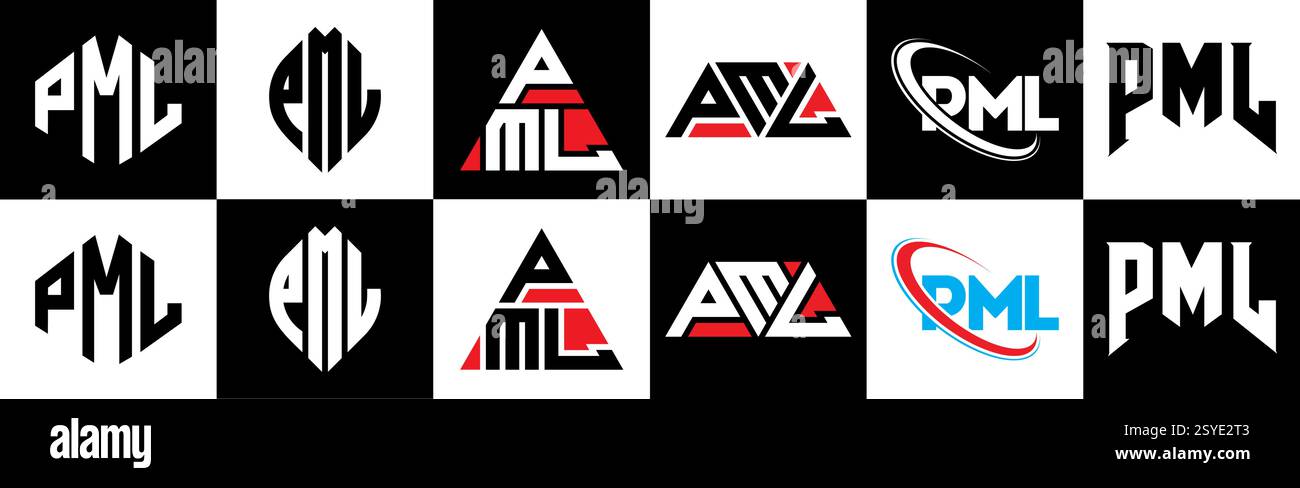 Pml letter Stock Vector Images - Alamy