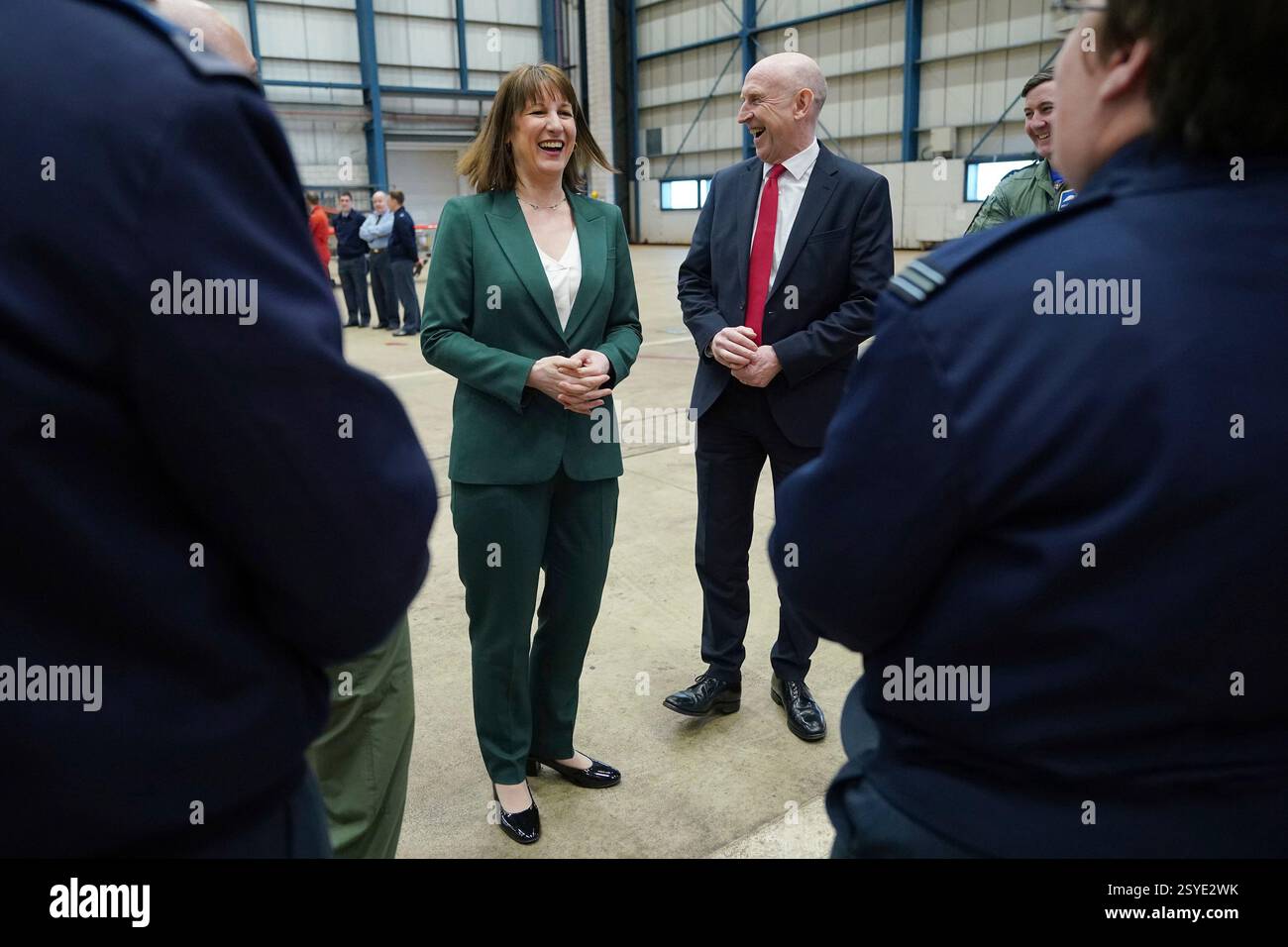 Britain's Chancellor of the Exchequer Rachel Reeves and Defence ...