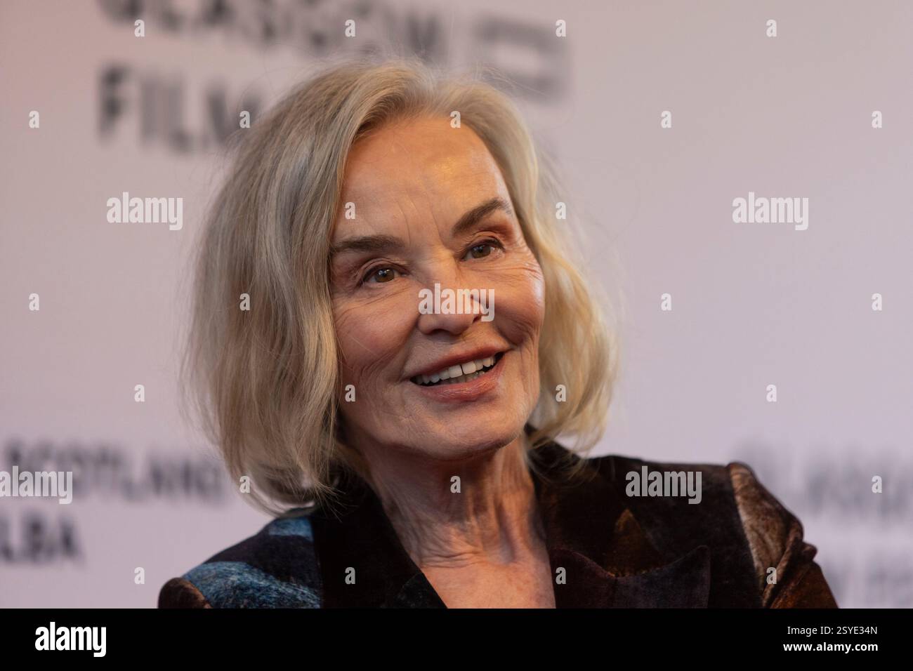 Glasgow, Scotland, 28th Feb. 2025. Hollywood actor Jessica Lange, at ...