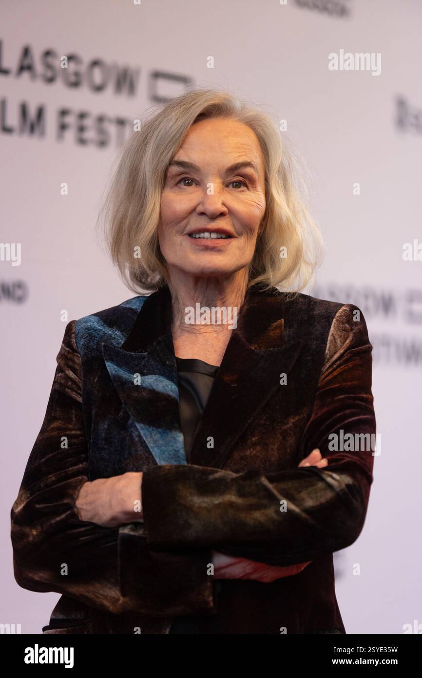 Glasgow, Scotland, 28th Feb. 2025. Hollywood actor Jessica Lange, at ...