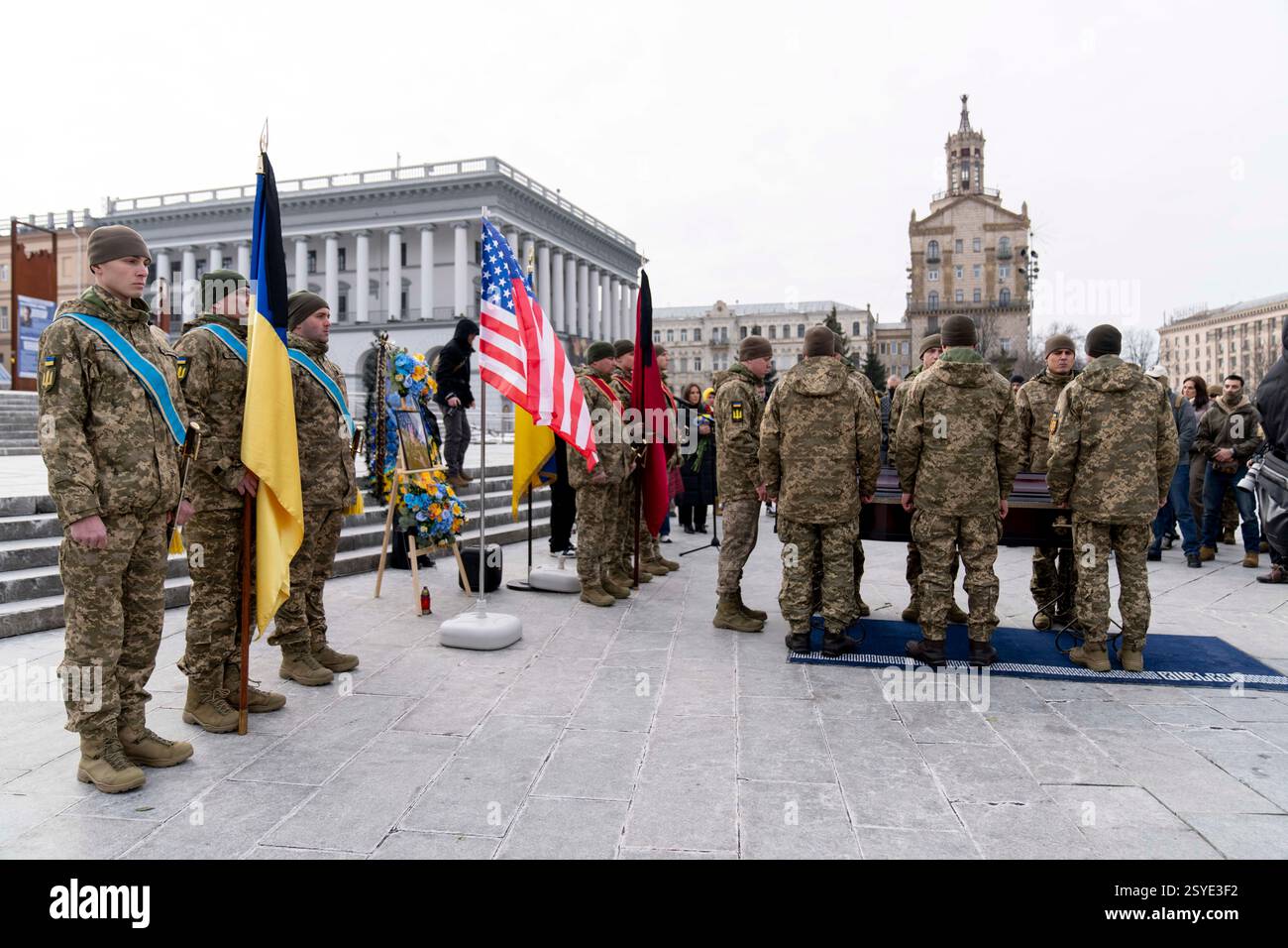 February 28, 2025, Kyiv, Kyiv City, Ukraine: Memorial service for U.S ...