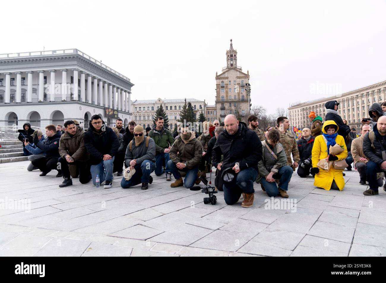 Kyiv, Kyiv City, Ukraine. 28th Feb, 2025. Memorial service for U.S ...