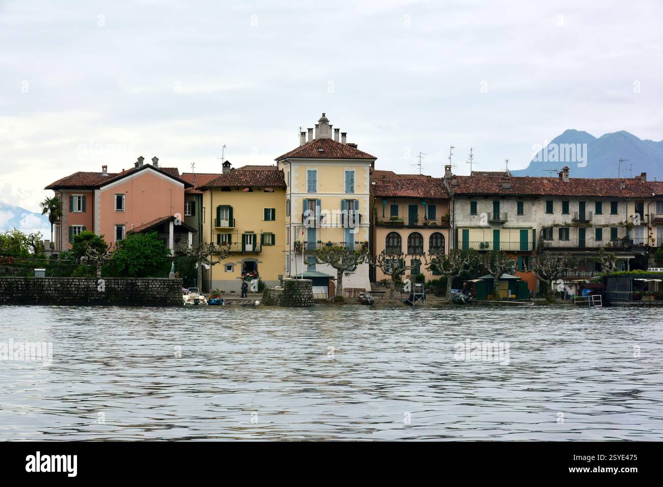 Isola dei Pescatori, Fishermen’s Island, Lago Maggiore, Lake Maggiore ...