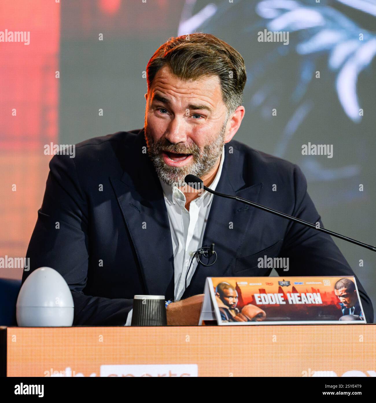 LONDON, UNITED KINGDOM. 27 Feb, 25. Eddie Hearn, Chairman of Matchrool ...